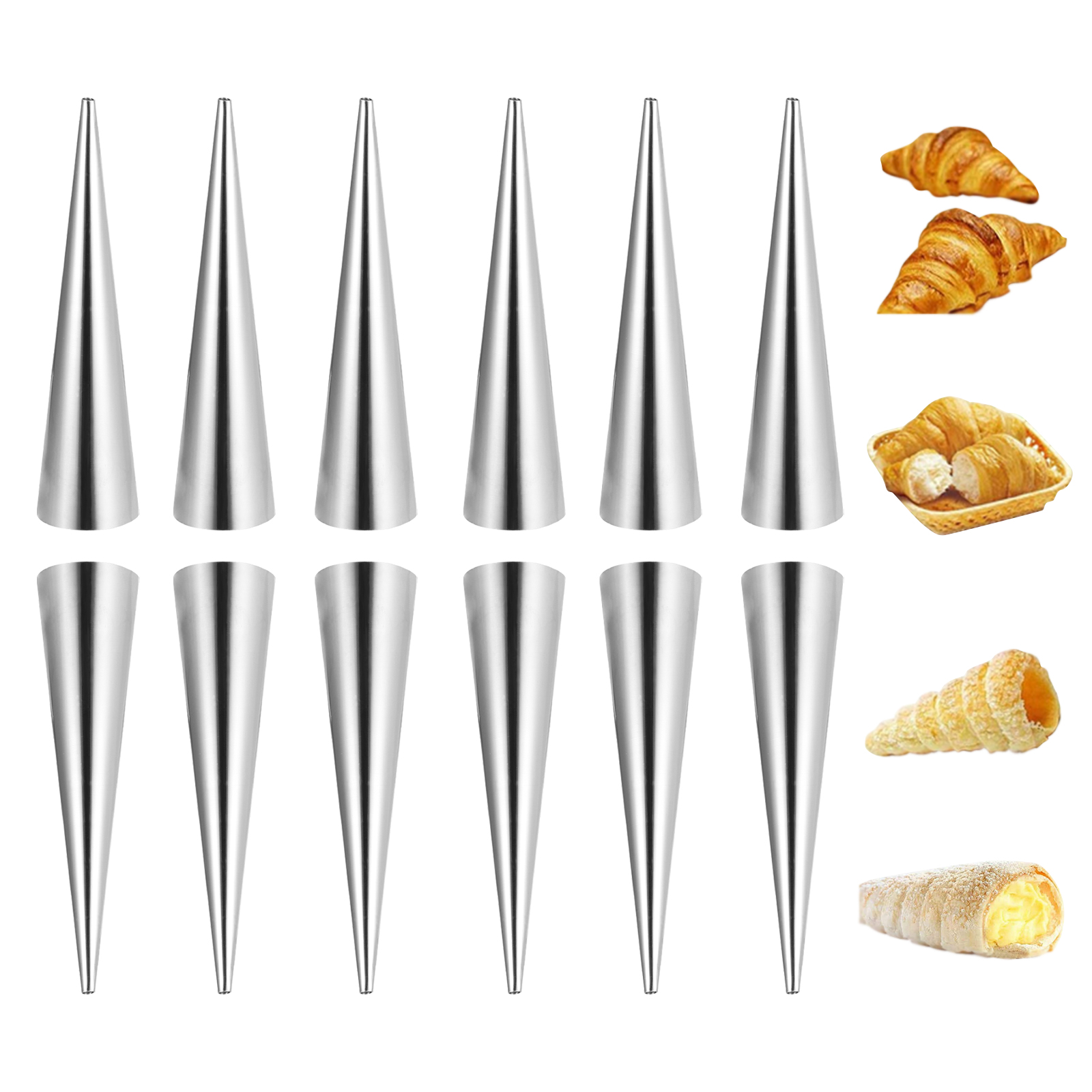 SANAG Roll Mold Conical Tube Moulds Stainless Steel Roll Mould Bread ...
