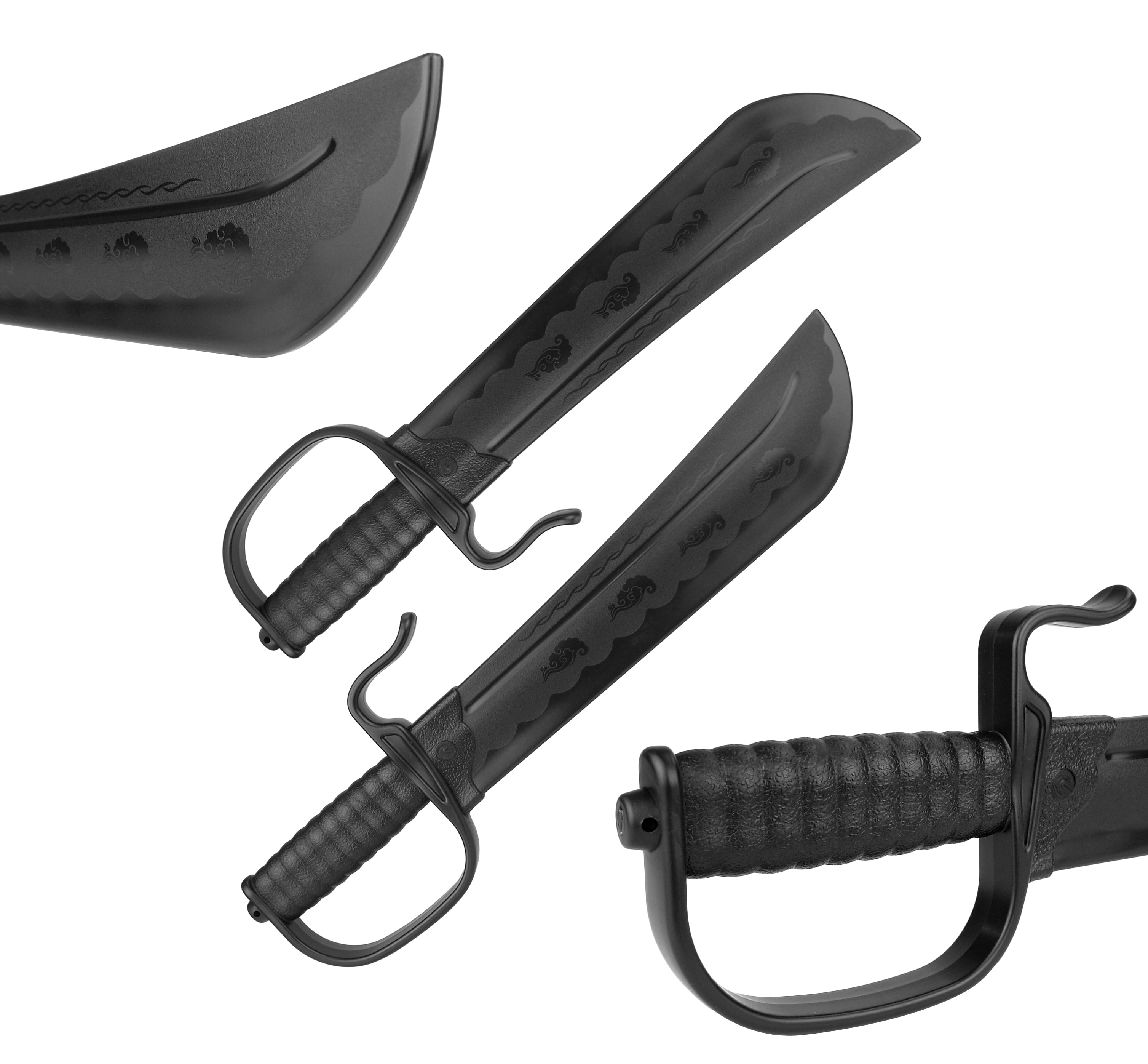 Plastic Butterfly Swords Wing Chun Kung Fu Training Twin 18" Double Dao ...