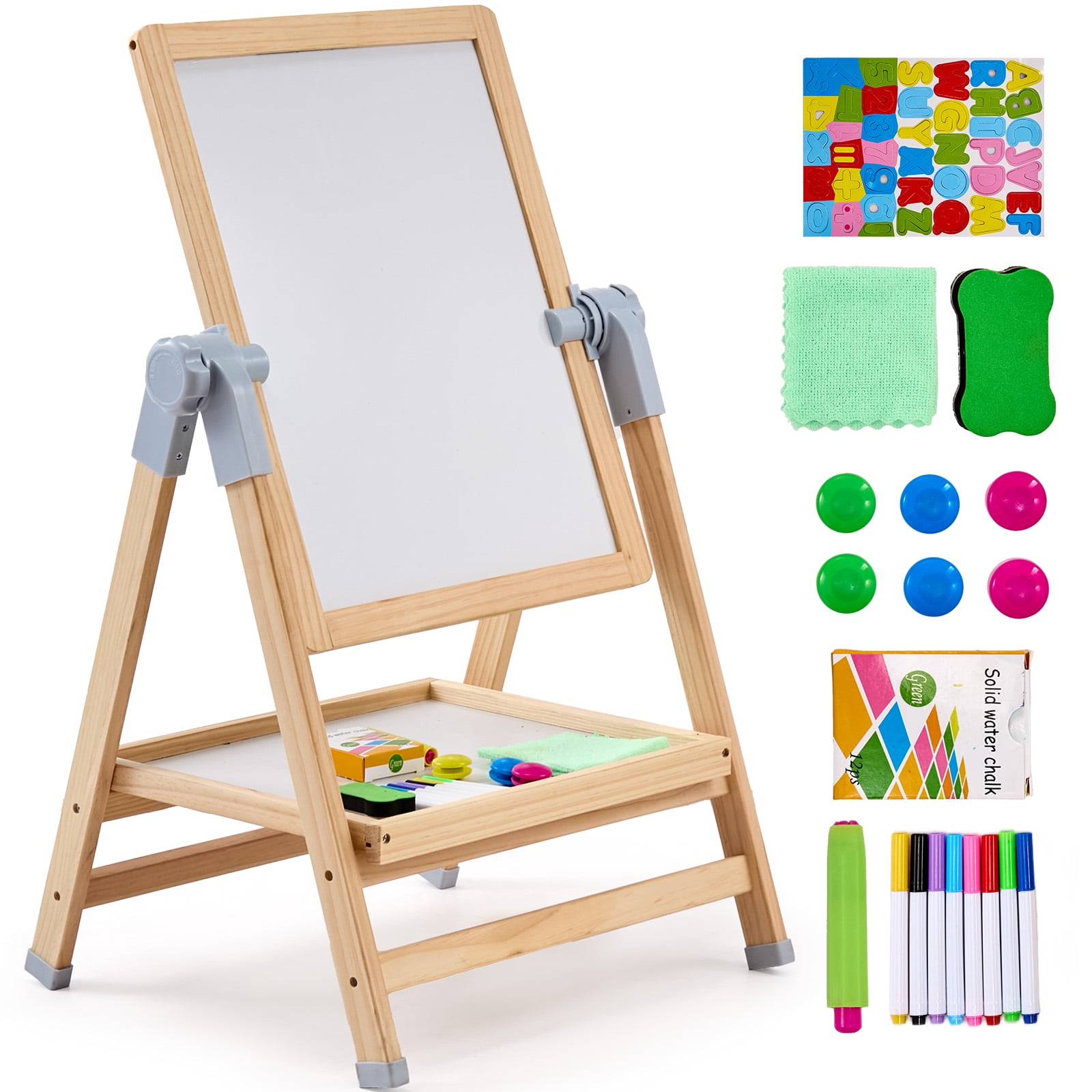 Click here for Vevor 2-In-1 Kids Art Easel Double-Sided Wooden Ma... prices