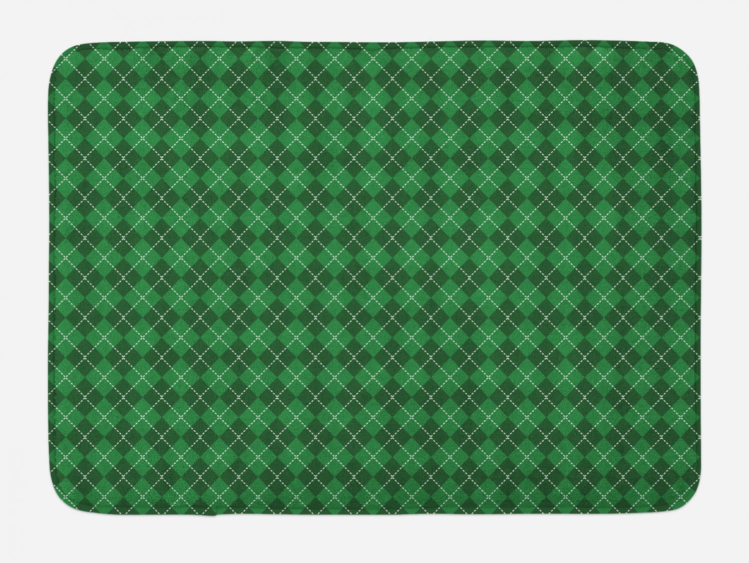 Irish Bath Mat, St. Patrick's Day Celebration Inspired Vintage Pattern ...