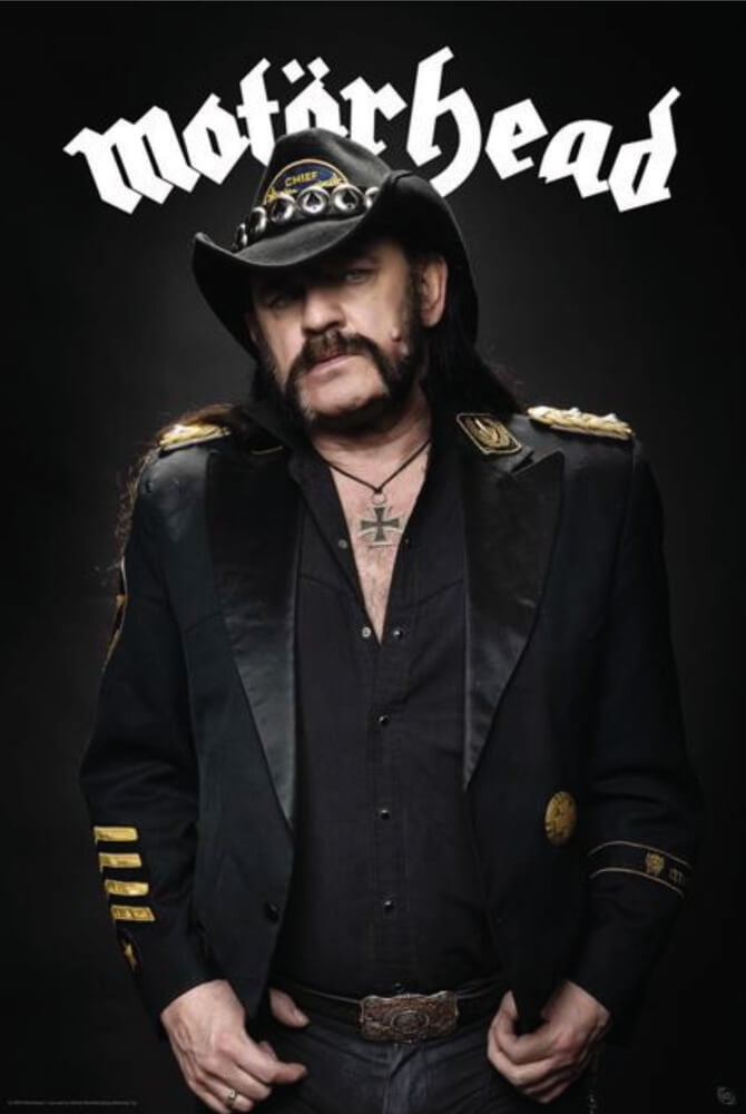 Motorhead Lemmy Poster - 24" x 36" - Walmart.com