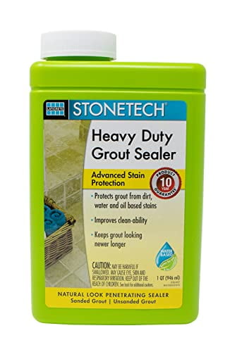 STONETECH Heavy Duty Grout Sealer, 1 Quart/32OZ (946ML) Bottle ...