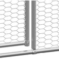 Galvanized Steel Chicken Cage Outdoor Hen House with Water-Resistant ...