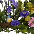 Nearly Natural 22 Spring Floral Wreath - Walmart.com