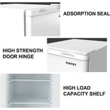 KUPPET Upright Freezer, Compact Reversible Single Door Table Top Mini ...