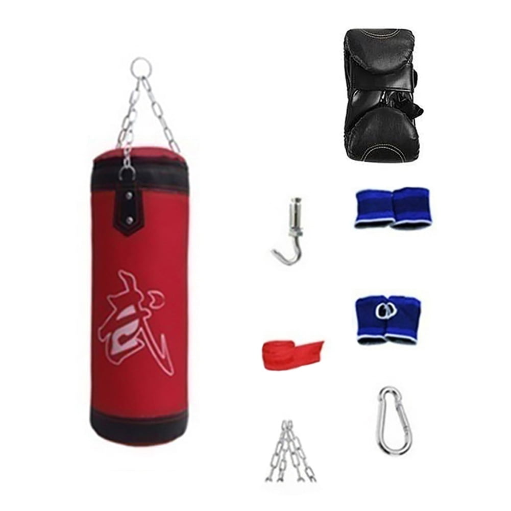 SPRING PARK 8Pcs/Set Fitness Training Punch Bag Filled Kick Hanging ...