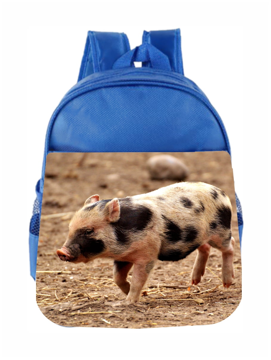 Preschool Backpack Animals Pig Piglet Design Toddler School Bag Set ...
