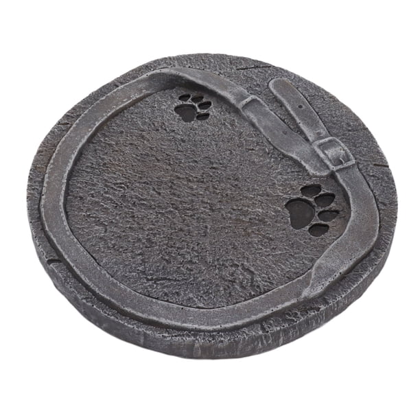 Pet Memorial Stone Paw Print and Belt Decoration Resin DIY Lettering ...