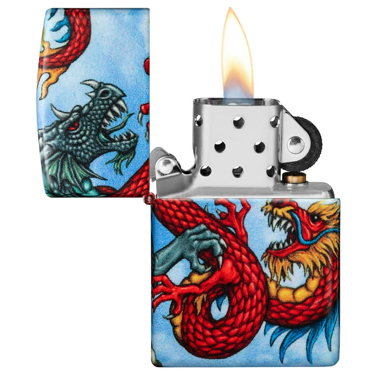 Zippo Lighter Dragon Designs