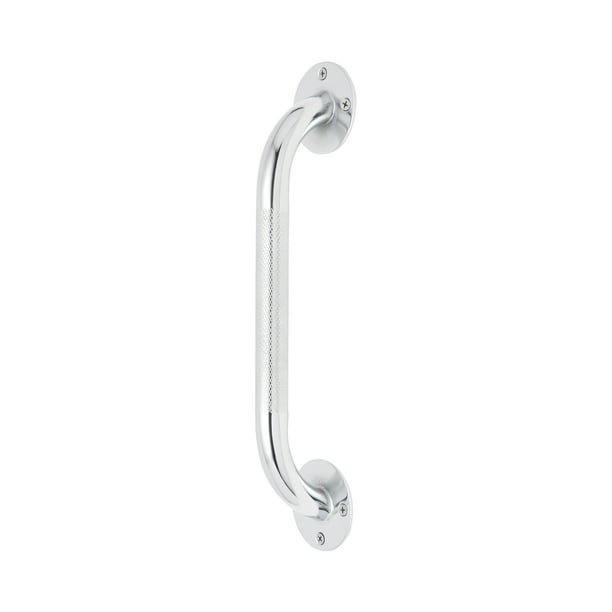 Medline Knurled Chrome 24" Grab Bar for Shower & Tub, 300 lb. Weight ...