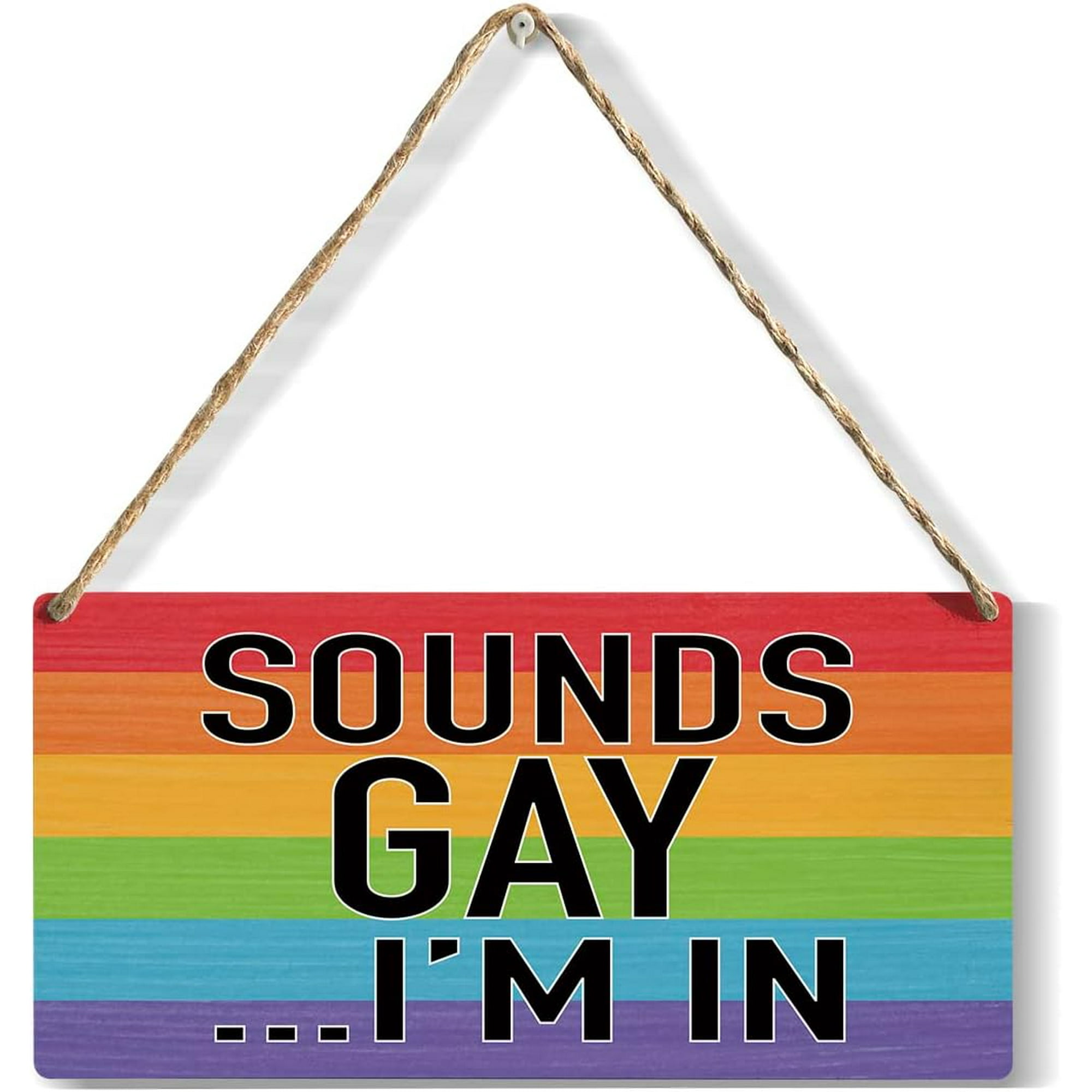 Click here for Wipblak Sounds Gay Im In Wood Sign Rustic Gay Prid... prices