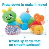 Kidoozie Press N Go Inchworm - Developmental Toy for Toddlers ages 12 ...