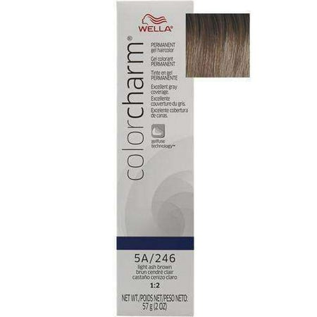 Wella Color Charm Gel Permanent Hair Color - 5A/246 Light Ash Brown ...