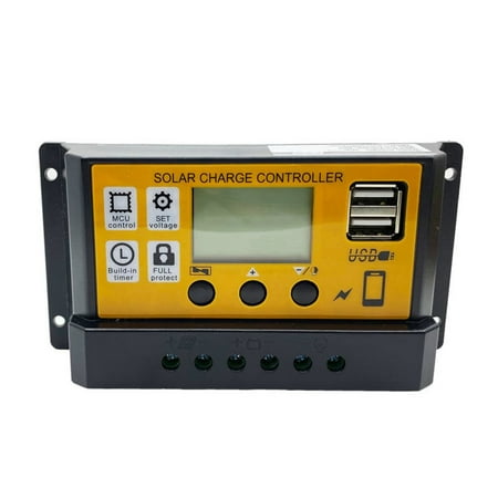 LUNA 12V 24V Simple LCD Solar Charge Controllers Light Time Control ...