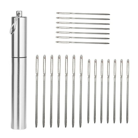 Wweixi Stainless Steel Hand Sewing Tool Big Eye Rust-proof Stitching ...