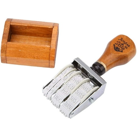 Egg Date Stamp Kit Wooden Date Stamp Diy Wooden Handle Date Digital ...