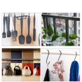 30 Pack S Hooks Metal Heavy Duty Hanging Hooks for Kitchen Pot Rack ...
