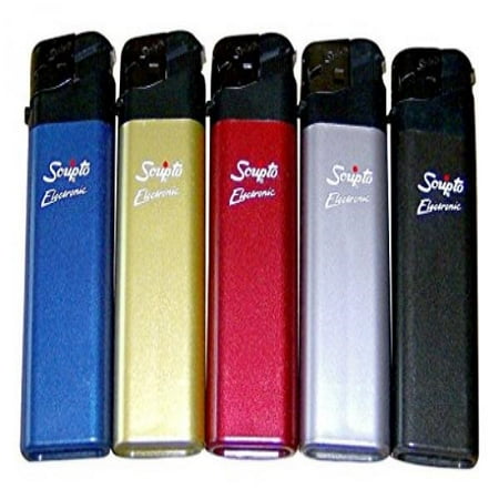 Scripto Electronic Lighters Full Size 5 Count | Walmart Canada