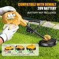 Weed Eater for Dewalt 20V Battery, 600W 2 in 1 Cordless String Trimmer ...