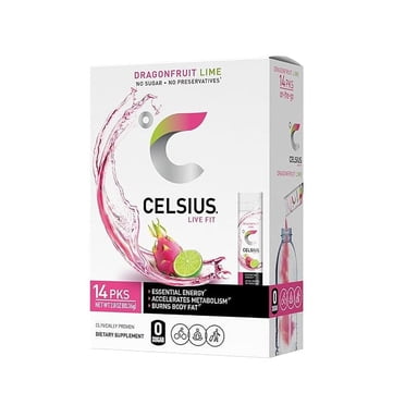 CELSIUS HEAT on-the-go Performance Energy Powder Stick Packets ...