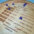 VOAVEKE Left Right Center Dice Game,Wooden Dice Searching For Classic ...