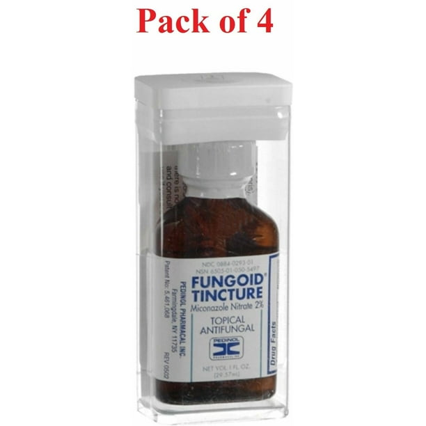 4 Pack - Fungoid Tincture Topical Antifungal 1 oz - Walmart.com