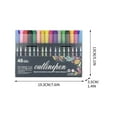 HBBKVI 0.27oz Double Line Outline Markers Set Double Line Outline ...