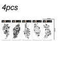 Fake Flower Tattoos Stickers Temporary Tattoos For Women Fake Flower