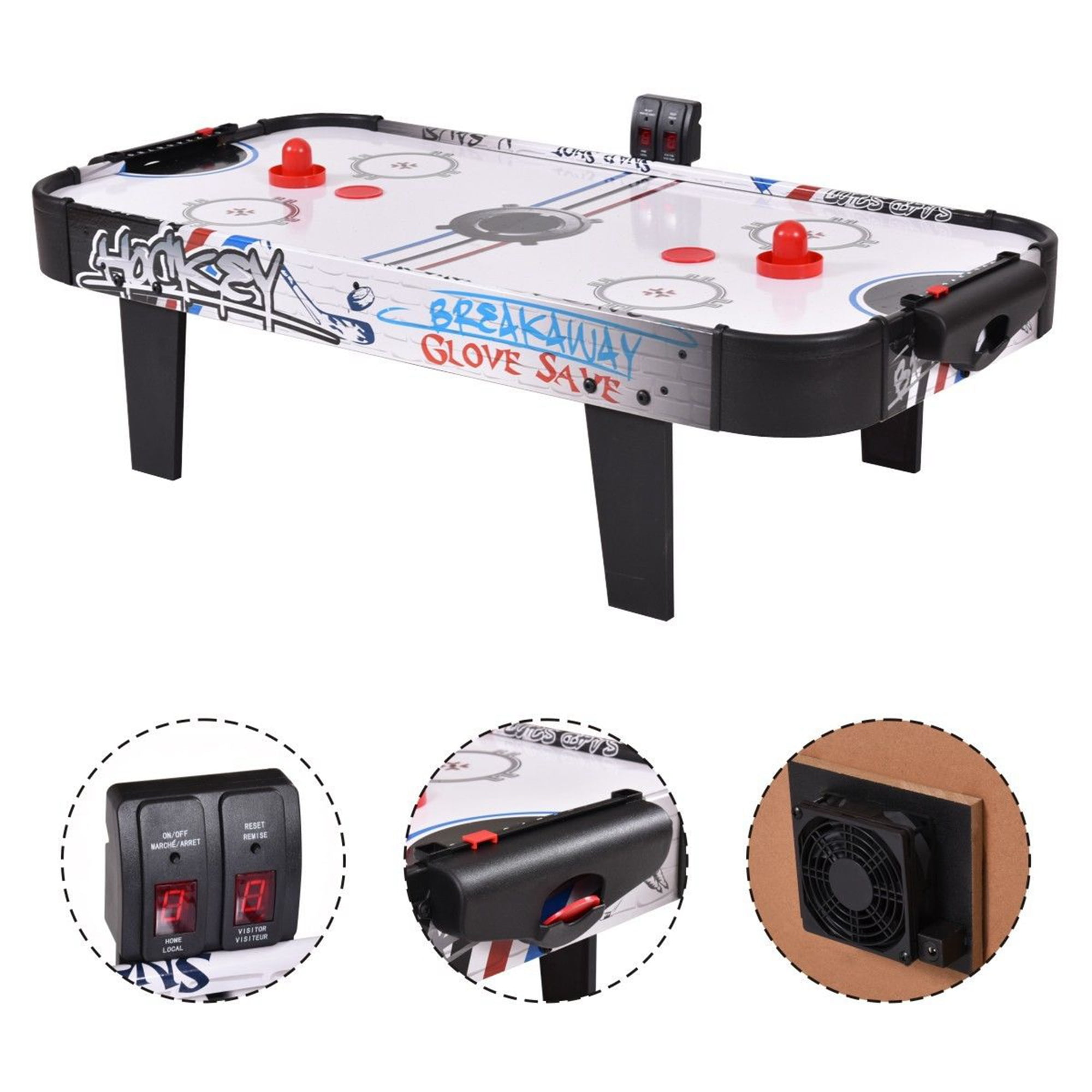 Click here for Costway 42Air Powered Hockey Table Game Room Indoo... prices