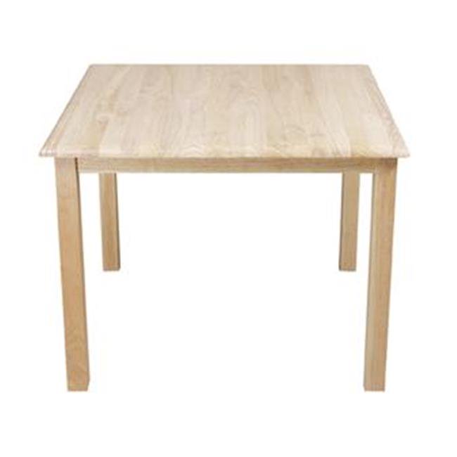 Hardwood Table - Square - 36 X 36 X 18 Inches - Walmart.com - Walmart.com
