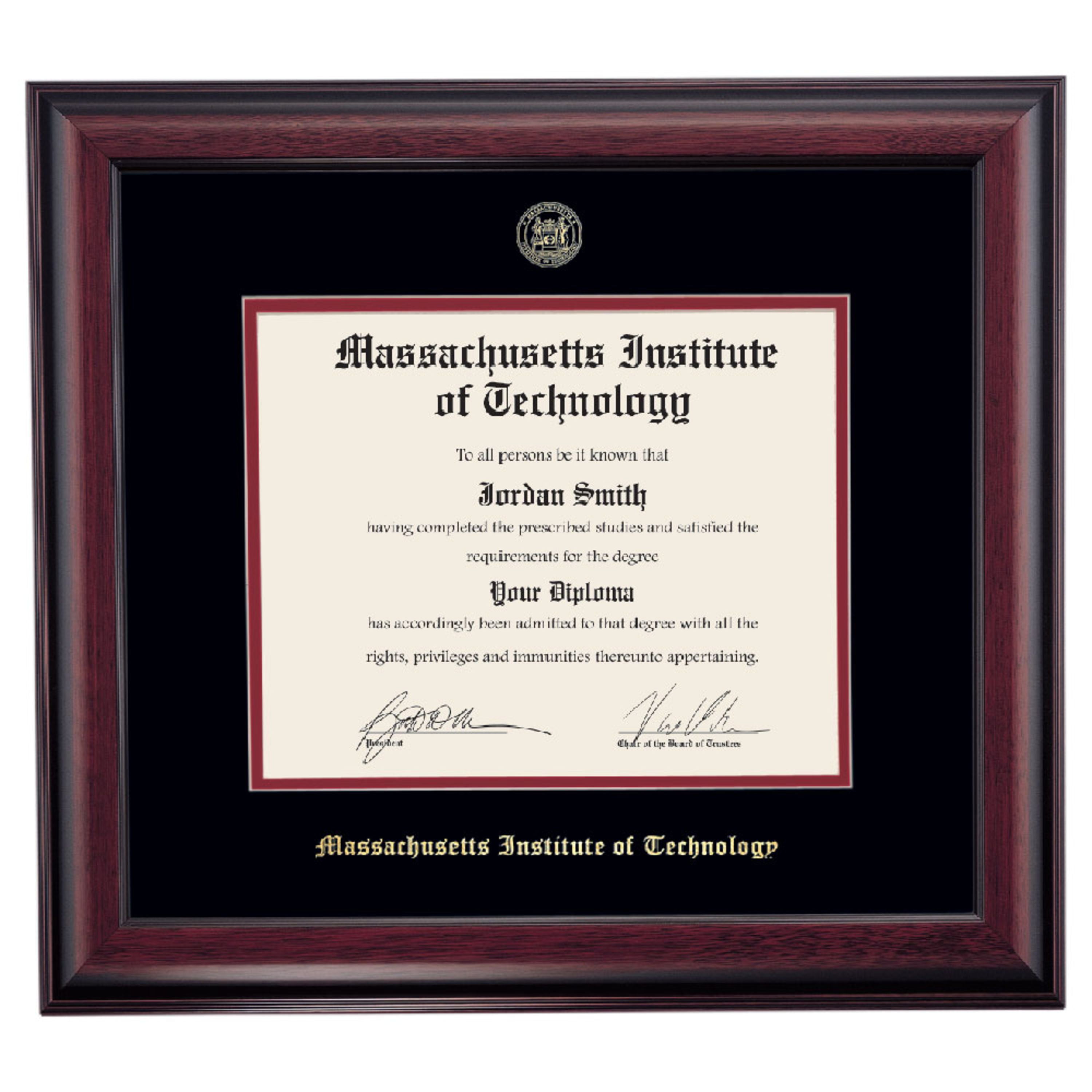 OCM Diploma Frame for Massachusetts Institute of Technology MIT, 17" x ...