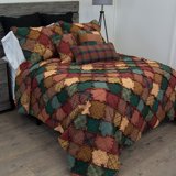 Donna Sharp Campfire Ragged Pieced Cotton Twin Quilt - Walmart.com