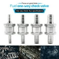 Fuel Non Return Check Valve 6/8/10/12mm Aluminium Alloy Petrol Fuel ...