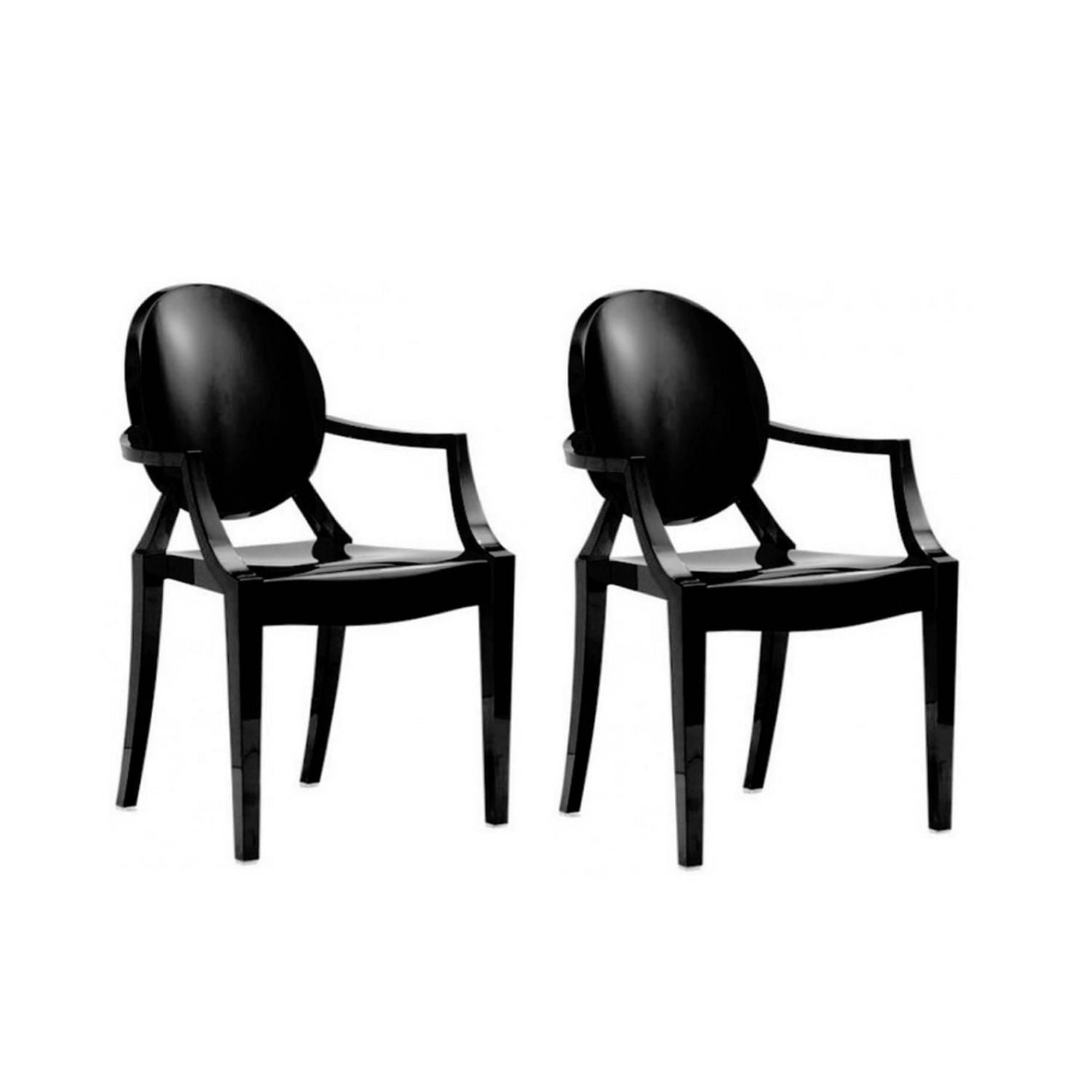 Click here for Plata Décor Import Inc Plata Import Ghost Black Ch... prices