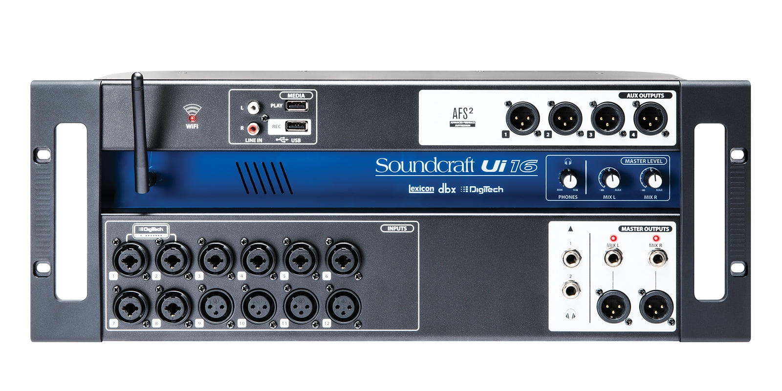 Mezclador digital Soundcraft UI16 16 canales c/control inalambrico ...