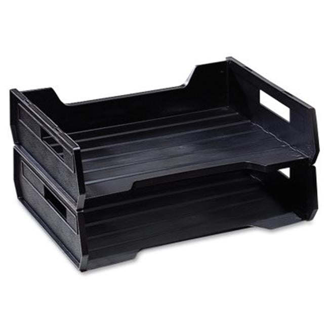 AbilityOne 944307 7520010944307 Size 2 Letter Plastic Desk Tray, Black ...