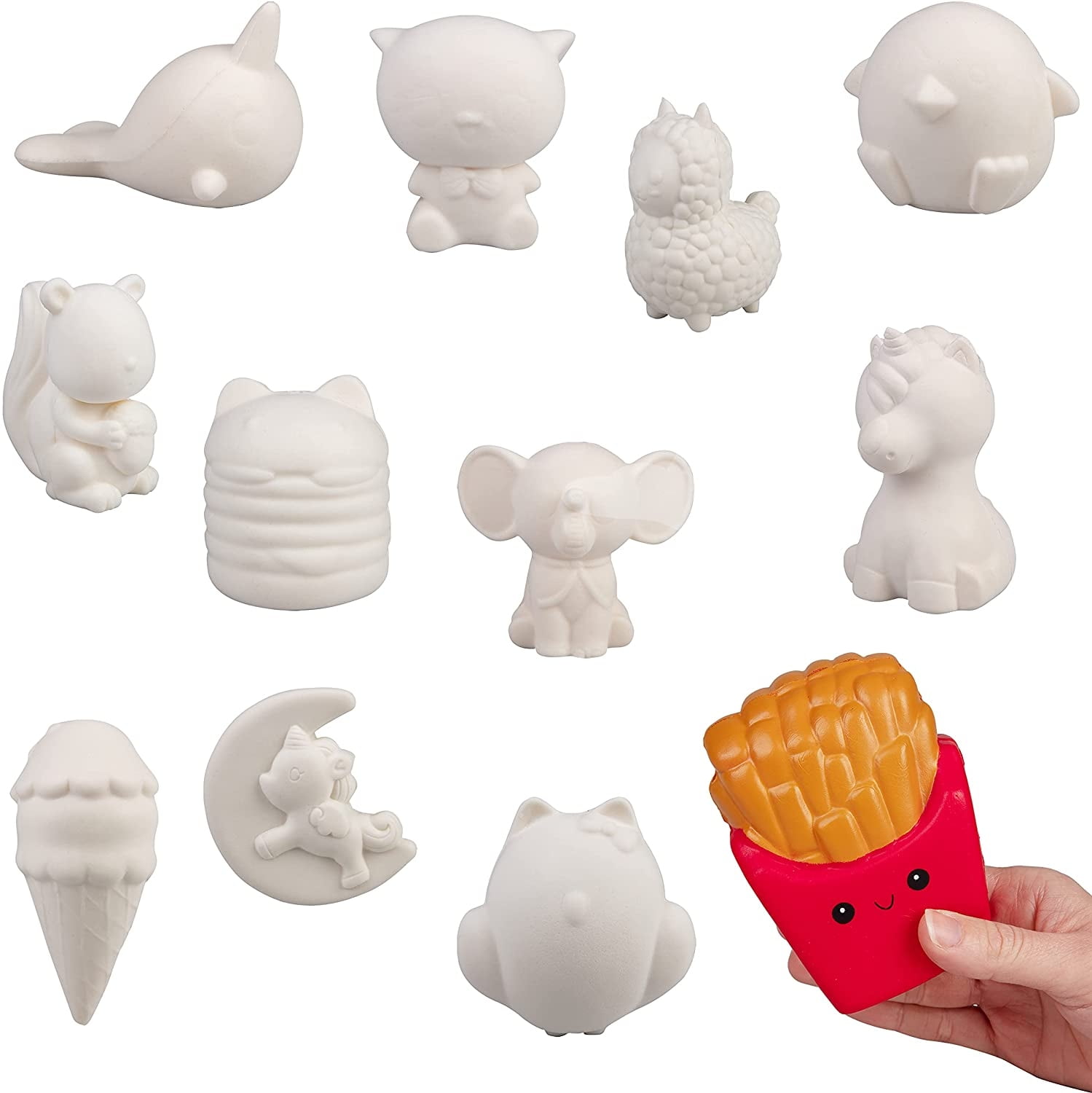 DIY Jumbo Blank Slow-Rising Squishies - 12 Different 4-6" Designs ...