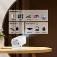Mini Projector with Wifi and Bluetooth, 4K Protable Smart Projector ...