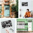 1pc Iron Wall Art Decorations for Front Porch Living Room Kitchen Matte ...
