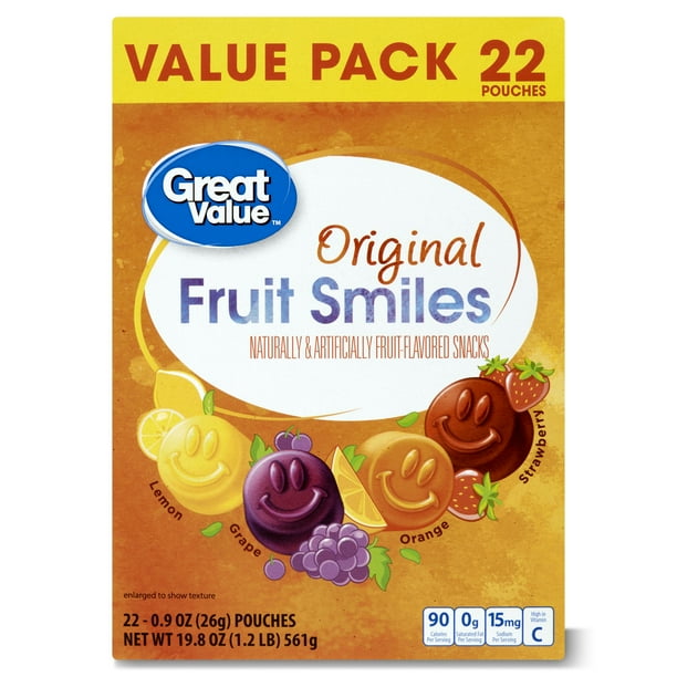 Great Value Original 22ct Fruit Snack - Walmart.com