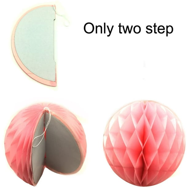 SHAR Paper Pompom Fan Ball Honeycomb Room Decoration Wedding Birthday ...