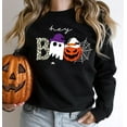 Hey Boo Halloween Shirt for Women, Cute Halloween T-Shirts for Women ...
