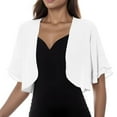 Bolero Shrug Cardigans for Women 2025 Short Sleeve Open Front ...