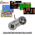 SNES Style Controller, Retro USB Controller for PC/Mac/Retro Pi (Color ...