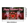 188.98 X82.68 Inch Happy Valentine's Day Garage Door Banner Cover ...