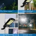 TERGAYEE Outdoor Lights COB Solar LED Street Light Sensor Remote ...