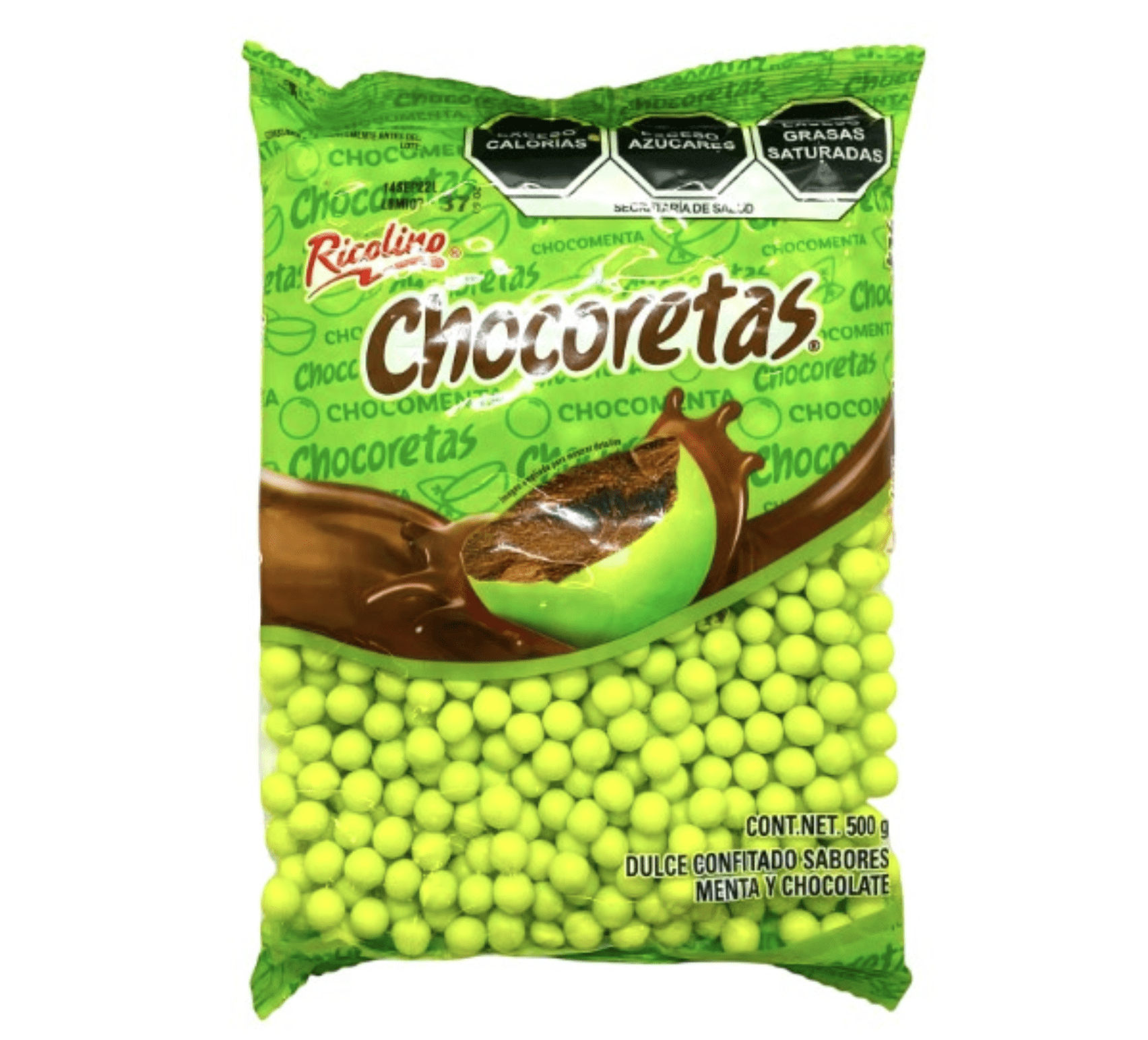 Chocoretas Ricolino Sabor Menta Chocolate Confitado 500g | Walmart en línea