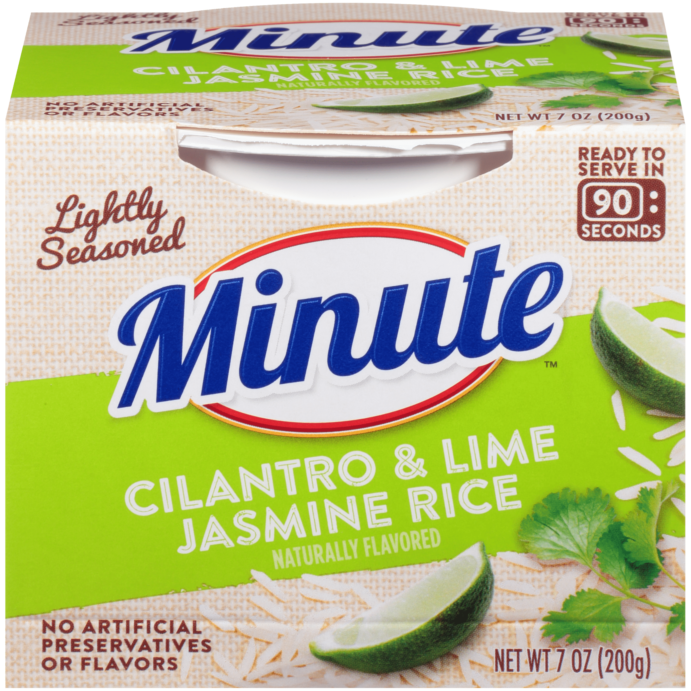 Minute 90 Second Cilantro & Lime Jasmine Rice Microwavable Bowl - 7oz ...