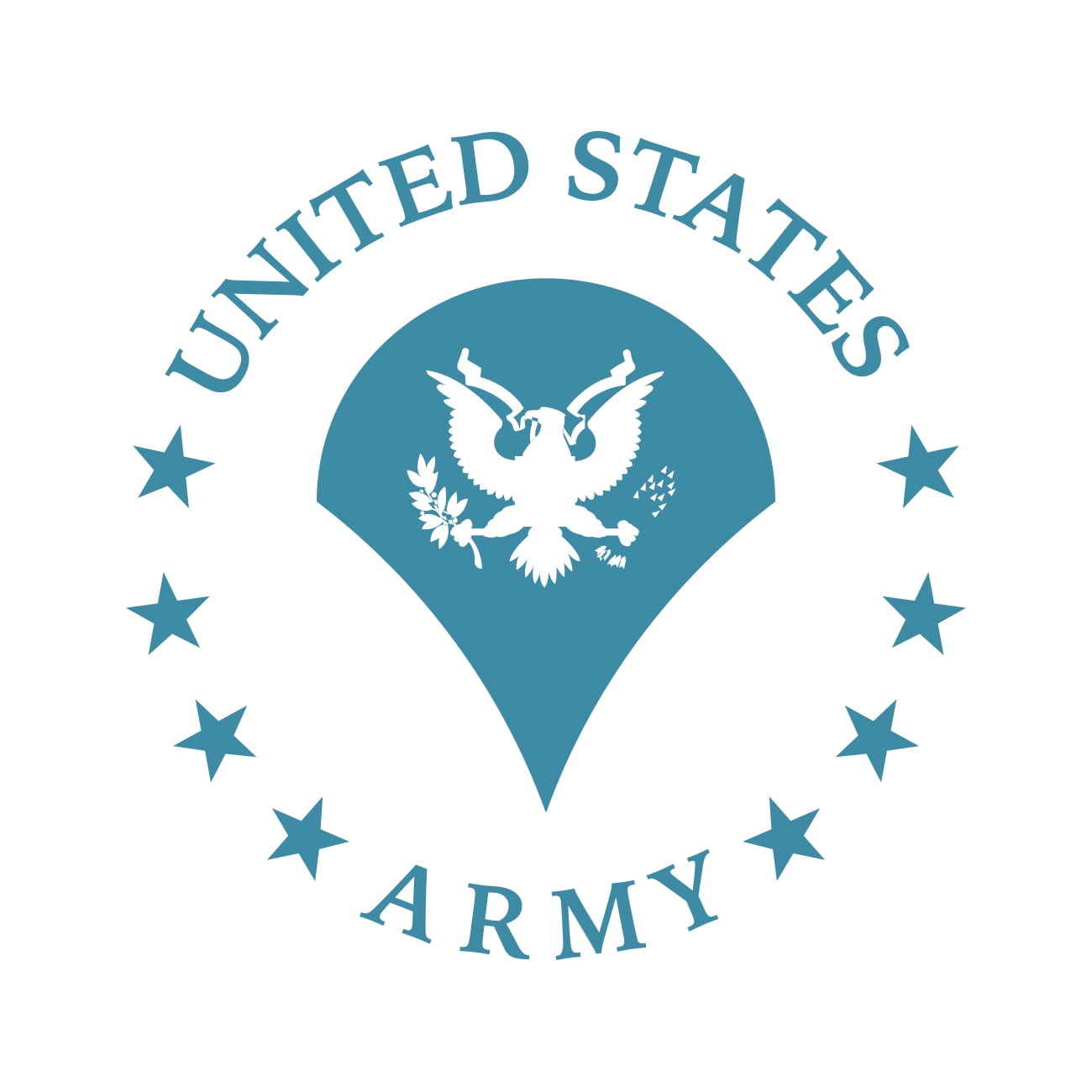 E-4 Specialist US Army Rank Sticker Decal Die Cut - Self Adhesive Vinyl ...