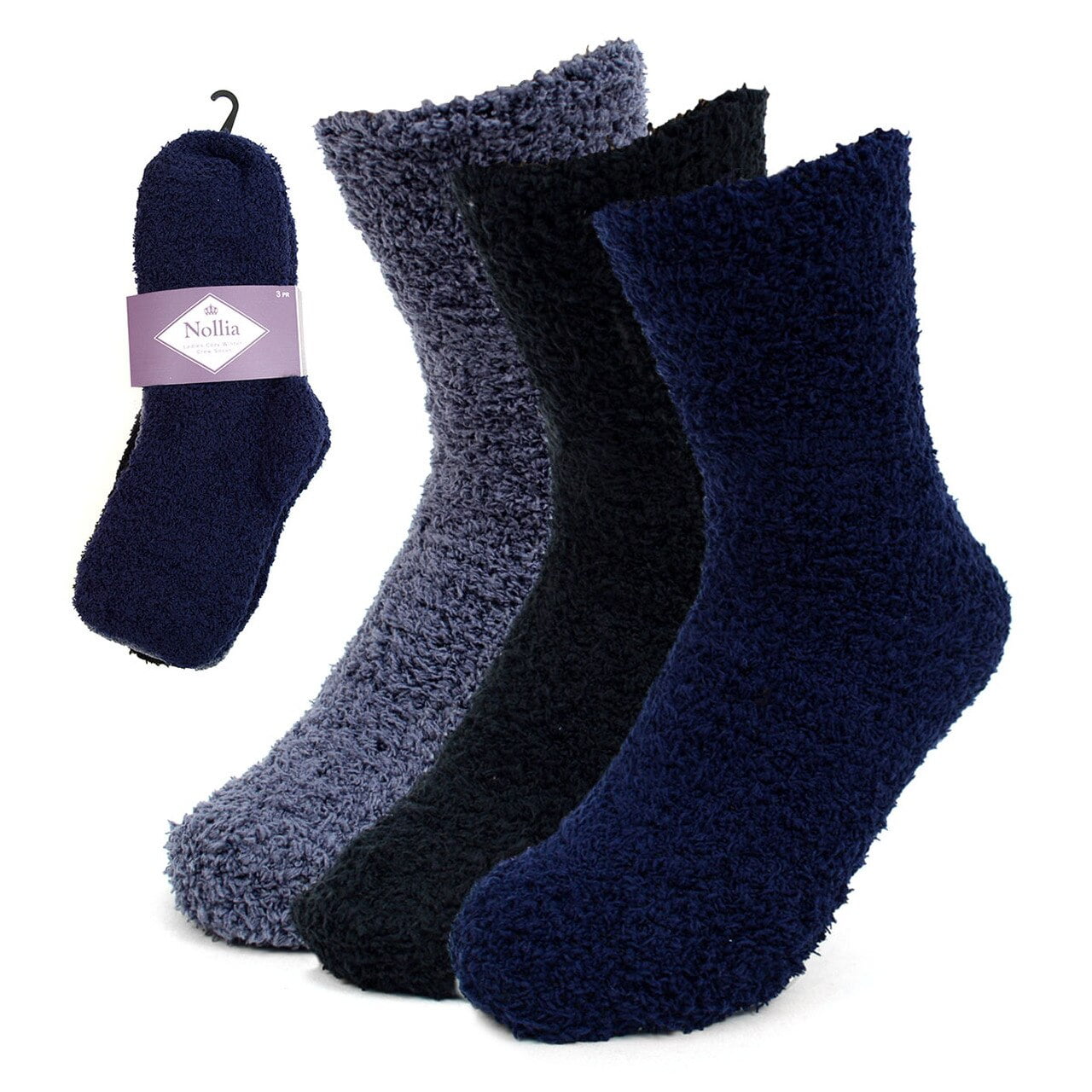 Nollia Assorted Warm And Fuzzy Winter Socks For Women Soft And Stretchy